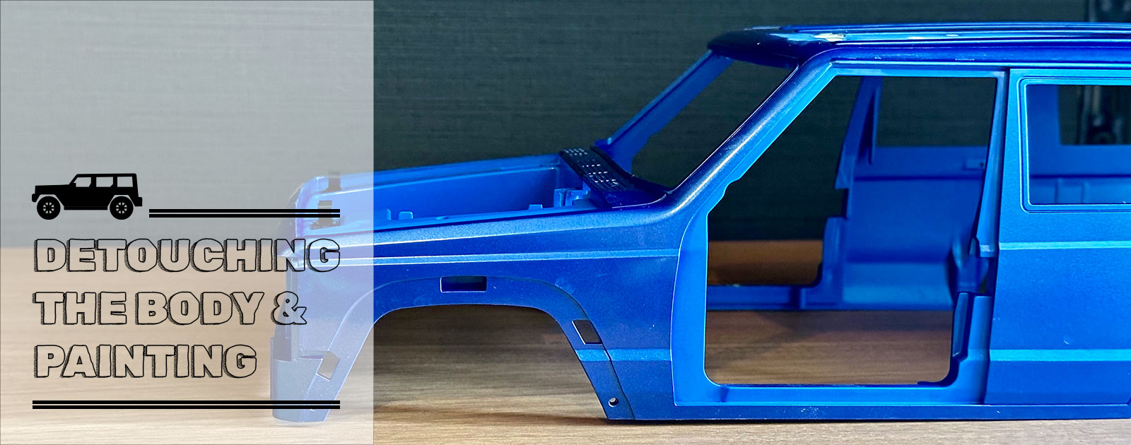 DEERC MN-78のボディの外し方（塗装準備） | WdwCブログ - スケールクローラーラジコンのカスタムや遊び方